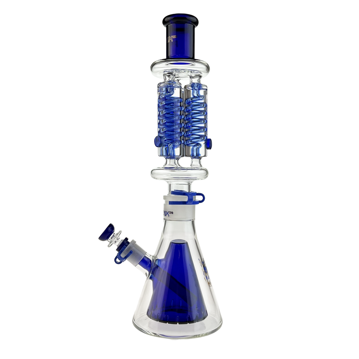 16" Phoenix Triple Glycerin Coil w/ Pyramid Perc – Groovy Glassware